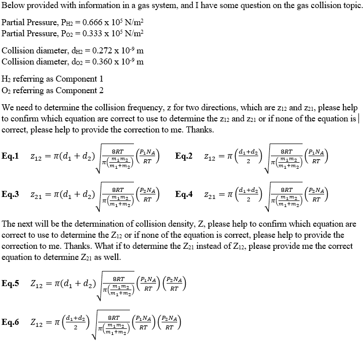 Solved Below provided with information in a gas system, and | Chegg.com