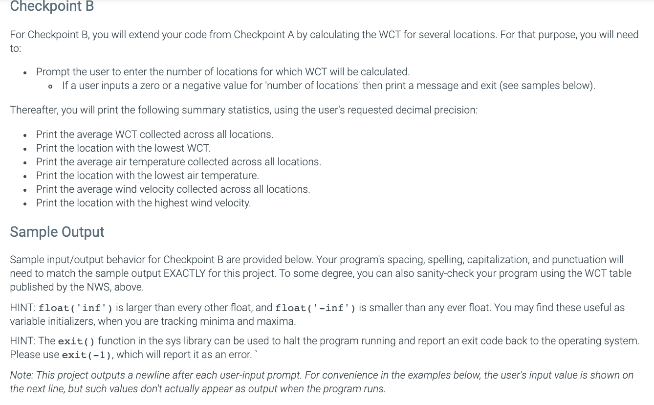 Solved Checkpoint B For Checkpoint B, you will extend your | Chegg.com
