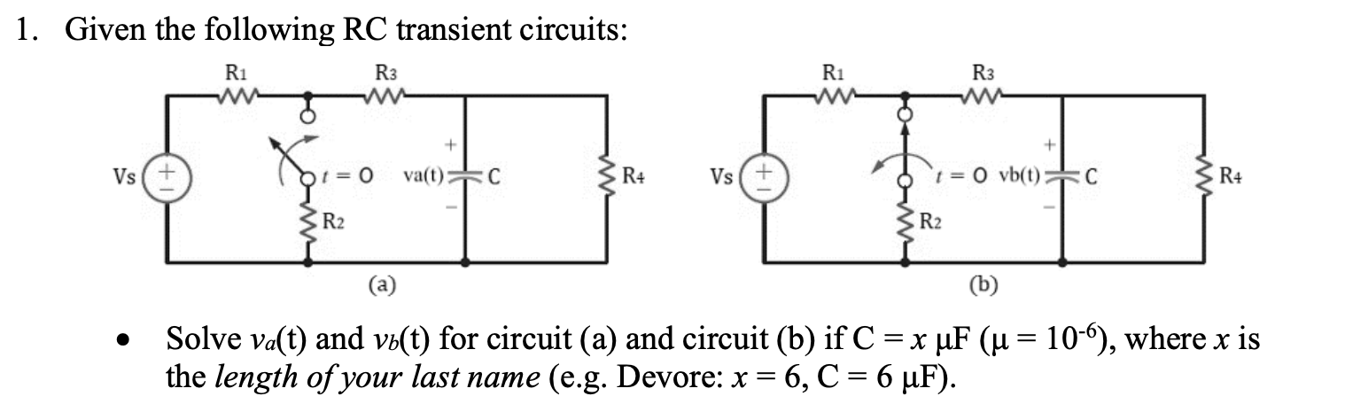Solved For all circuits, Vs = 18V, R1 = R2 = 4k-2, R3 = | Chegg.com