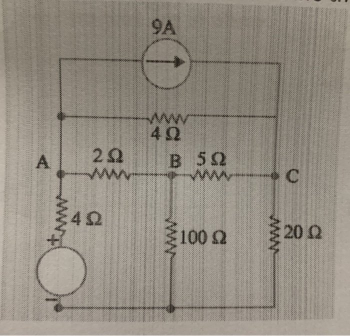 Solved Use nodal analysis to determine the voltage across 5 | Chegg.com
