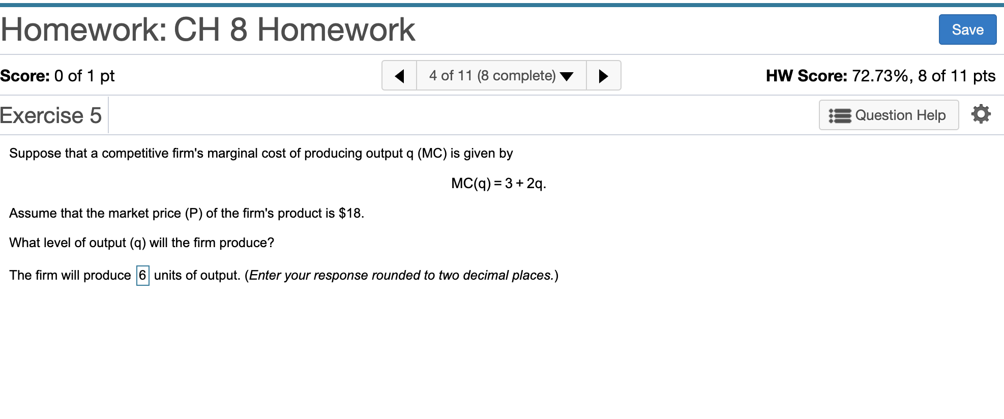 Solved Homework Ch 8 Homework Save Score 0 Of 1 Pt 4 Of 11