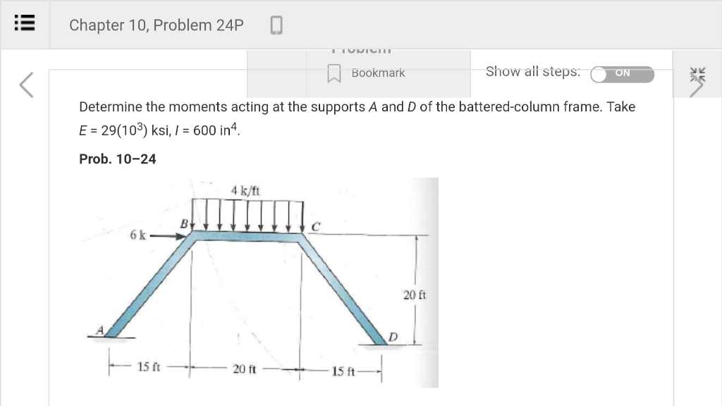 Solved Chapter 10, Problem 24P 0 Show all stepsON Bookmark | Chegg.com