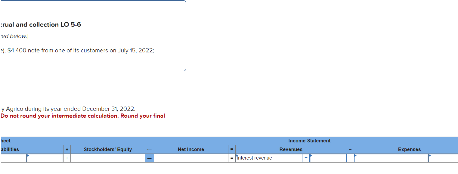 Solved Required information Exercise 5-17 (Algo) Notes | Chegg.com