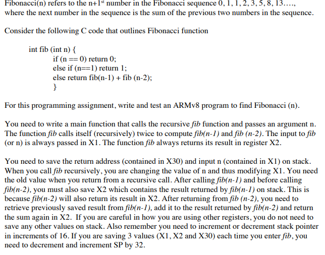 Solved Please make the following program in armv8 code: If | Chegg.com