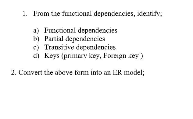 Solved Tutorial 2: Entity-Relationship Modelling In an | Chegg.com