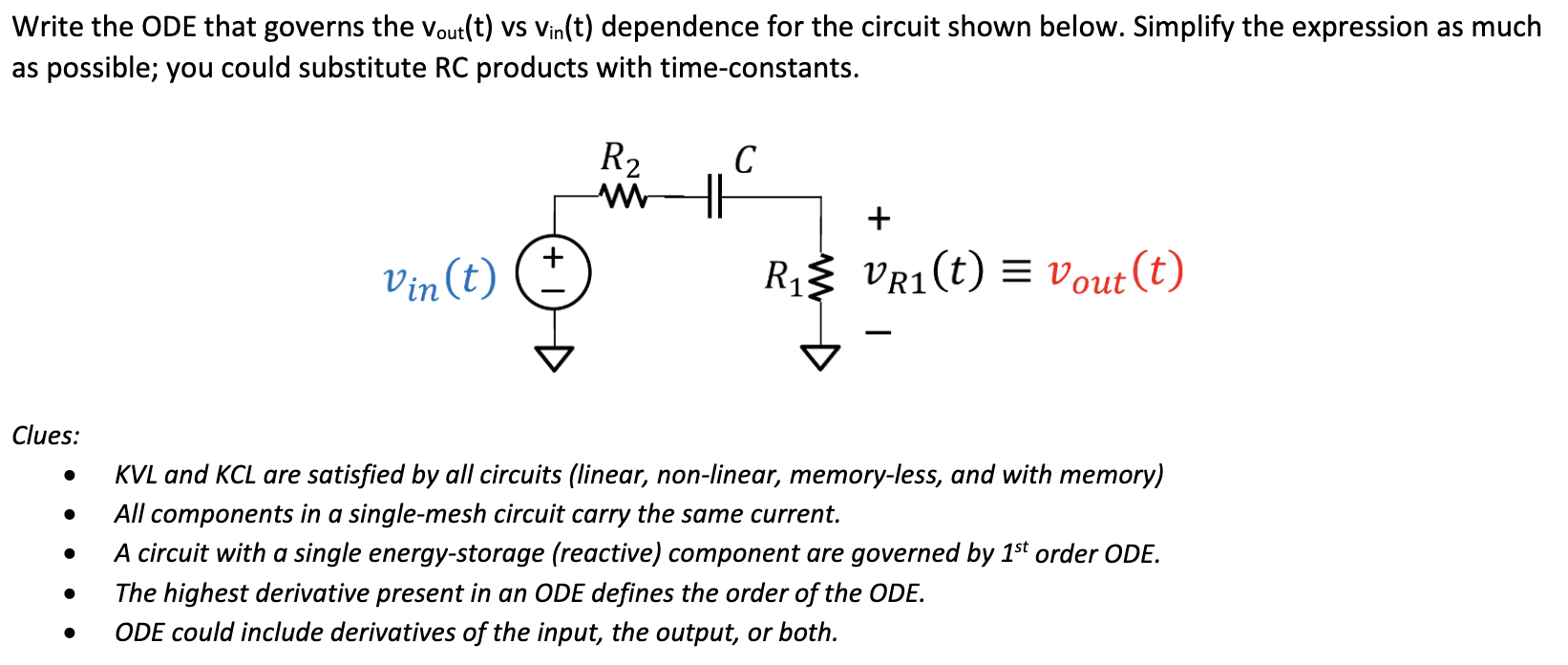 Solved solve without laplace transform? | Chegg.com