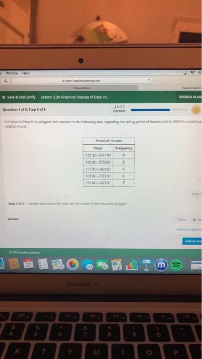 Solved Window Help O Save & End Certity Lesson: 2.2b | Chegg.com