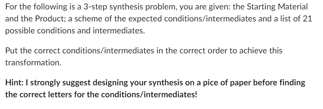 Solved \r\n\r\nA 1. LDA B 2. C 1. \\( \\mathrm{NaBH}_{4} \\) | Chegg.com