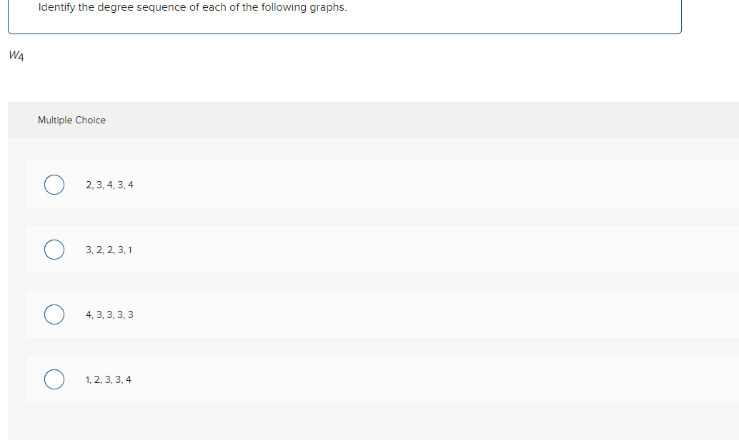 Solved Discrete MathIdentify the degree sequence of each of | Chegg.com