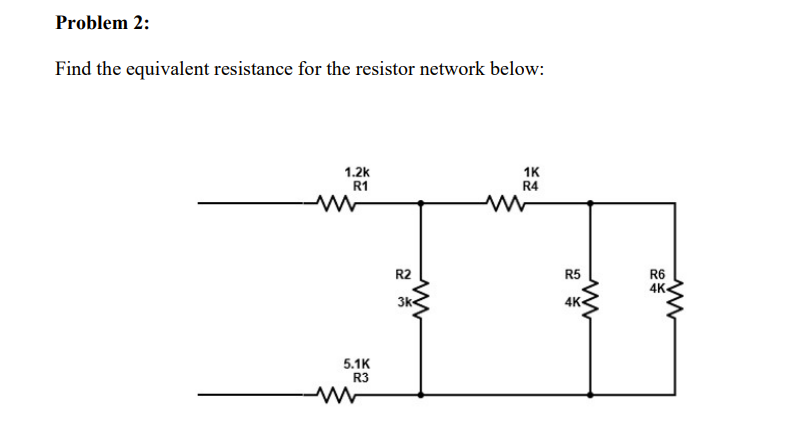 Solved Find The Equivalent Resistance For The Resistor