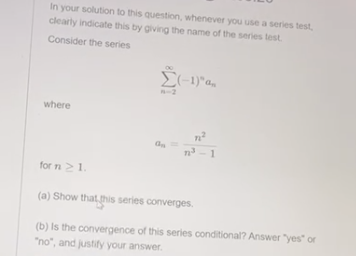 Solved In your solution to this question, whenever you use a | Chegg.com