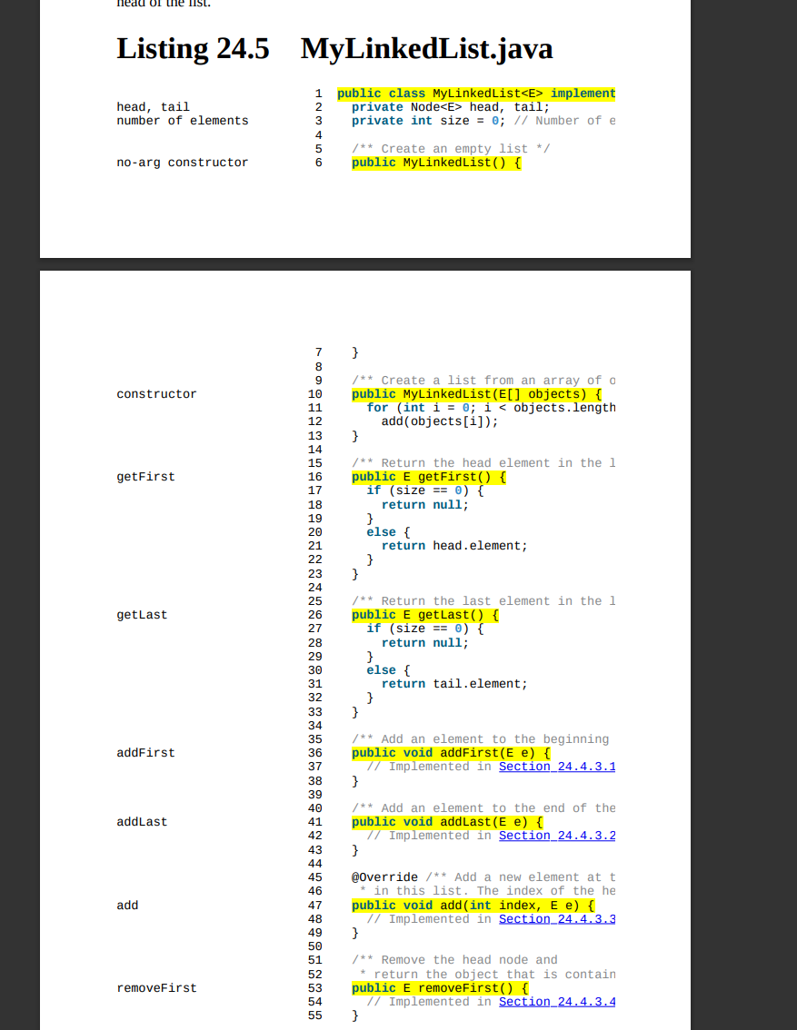 Solved I need help with this question for Java, explanation | Chegg.com