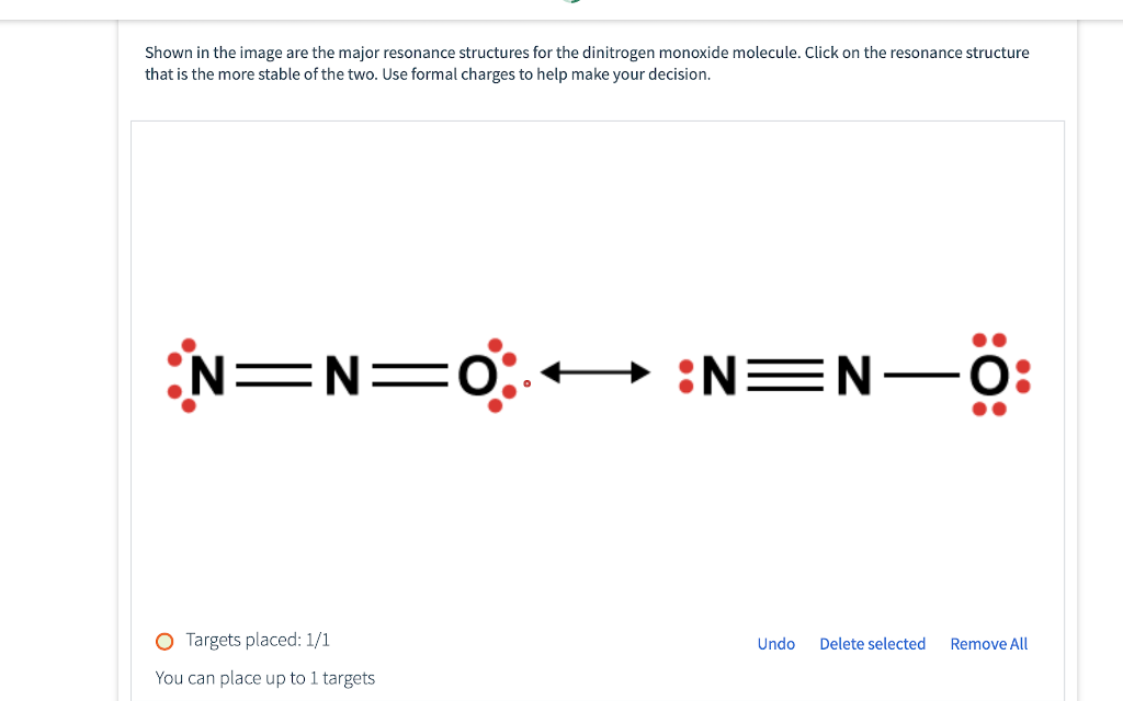Solved Shown in the image are the major resonance structures | Chegg.com