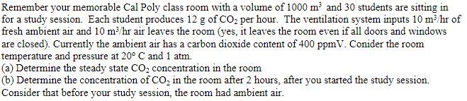 Solved I am mostly confused on how to get the ppmV to a | Chegg.com