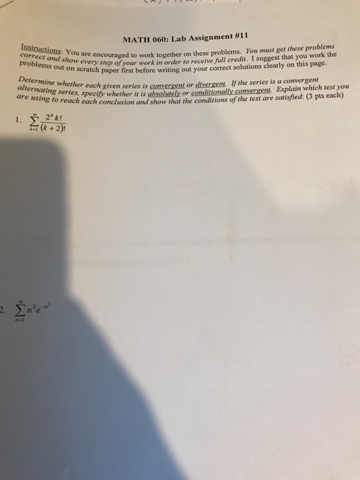 Solved Determine whether each given series is convergent or | Chegg.com