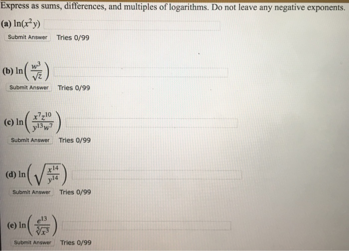 Solved Express as sums, differences, and multiples of | Chegg.com