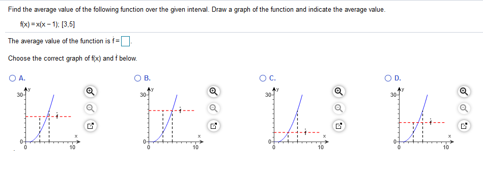 Solved Find the average value of the following function over | Chegg.com