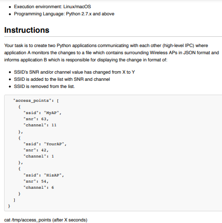 - Execution environment: Linux/macOS - Programming | Chegg.com
