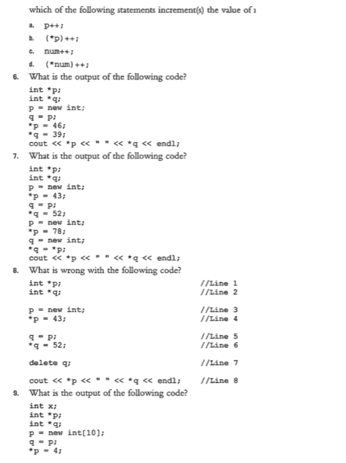Solved What Is The Output Of The Following C Code Int Xi 6129