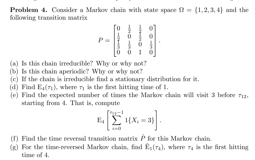 Problem 3. Consider the random walk on the 5-cycle. | Chegg.com
