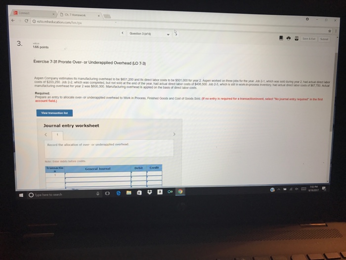 Solved Connect D Ch. 7 Homework C | Chegg.com Solved Connect D Ch. 7 Homework C | Chegg.com