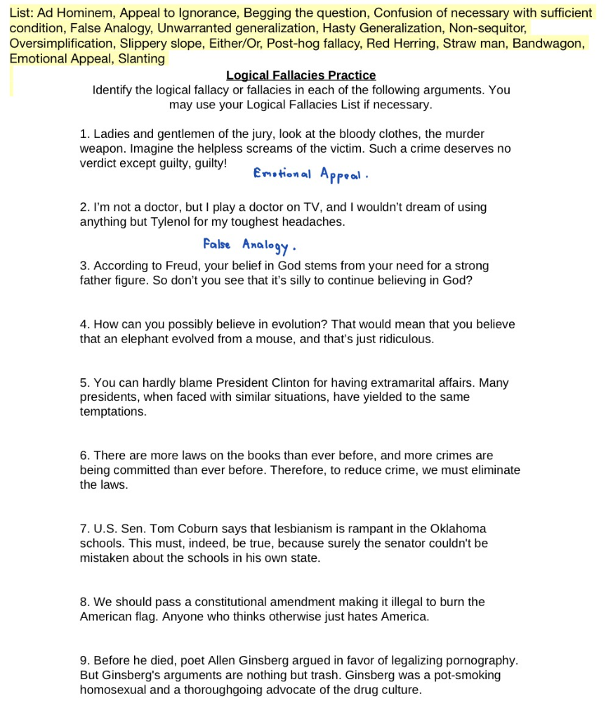 Begging The Question Advertisements