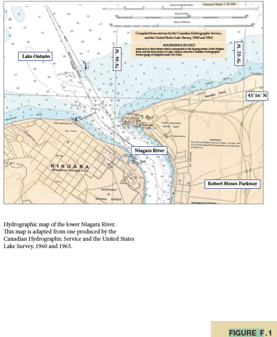 Figure F-1 is a hydrographic map compilation of the | Chegg.com
