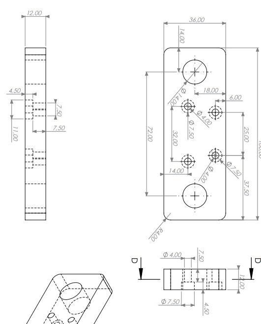 Solved The part whose technical drawing is given is st-37 | Chegg.com