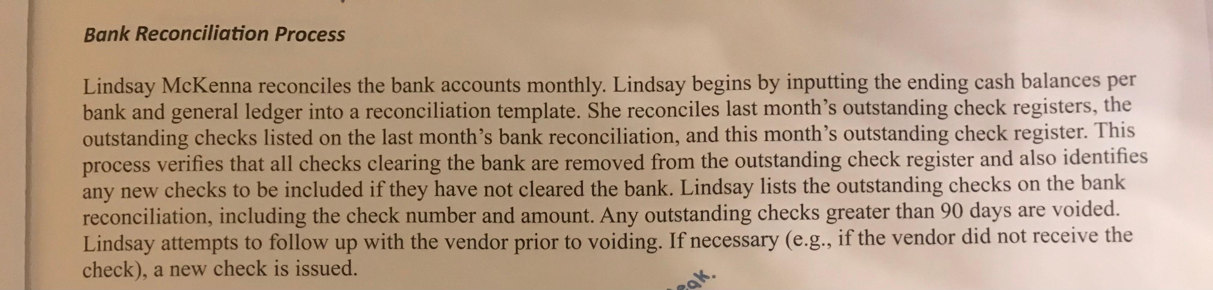 Solved Auditing Review the cash narrative memo. Identify | Chegg.com