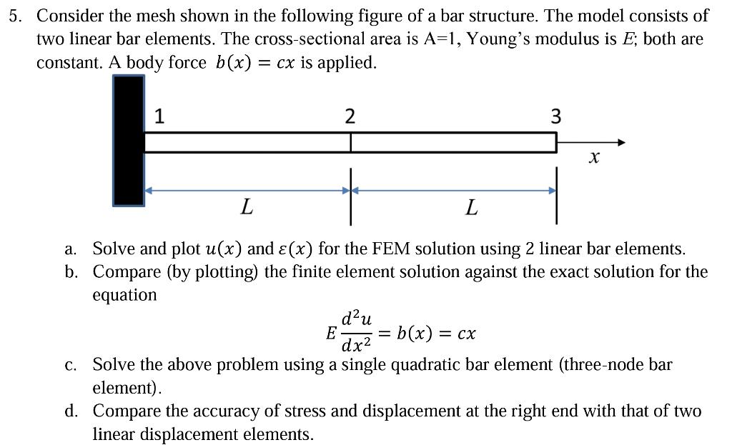 Consider the mesh shown in the following figure of a | Chegg.com