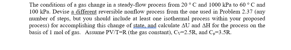 Solved Let us devise the following processes: (a) Cooling at | Chegg.com