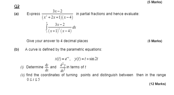 (a) Express (x2+2x+1)(x−4)3x−2 in partial fractions | Chegg.com