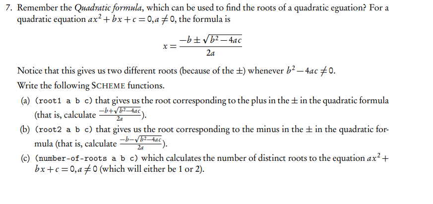 Solved Programming Language Is Lisp With Scheme Dialect I