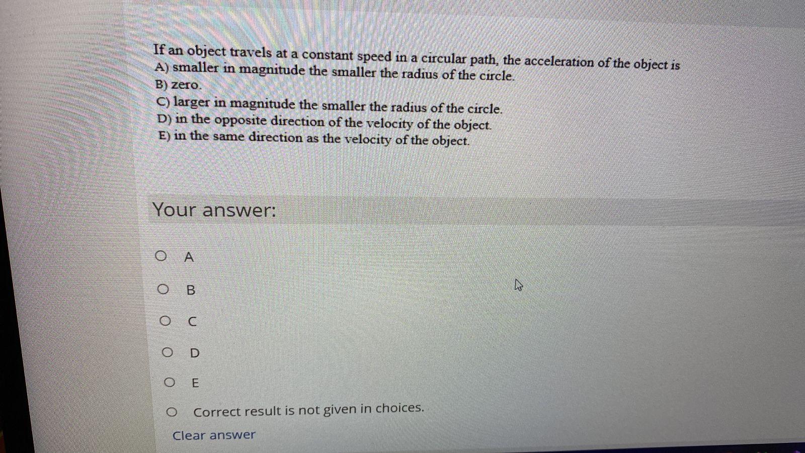 Solved If An Object Travels At A Constant Speed In A