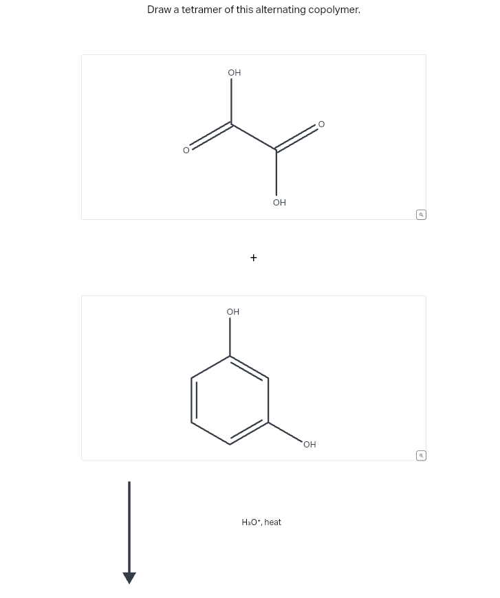 Solved Draw a tetramer of this alternating | Chegg.com