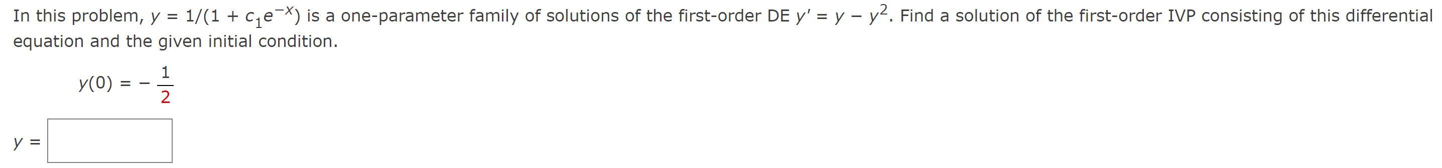 Solved equation and the given initial condition. y(0)=−21 y= | Chegg.com