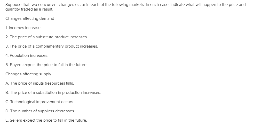 Solved Suppose that two concurrent changes occur in each of | Chegg.com