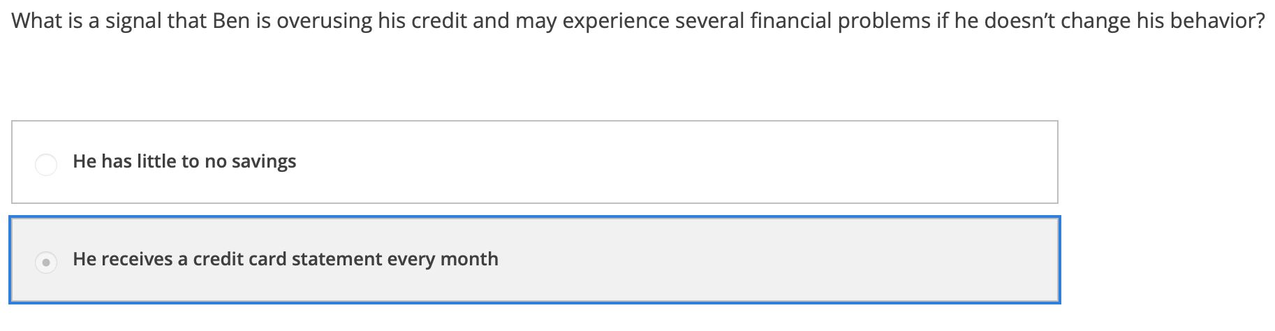 What step should Colin take next to establish credit? | Chegg.com