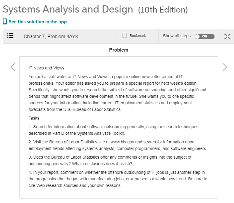Solved Part D of the ToolKit is just using search engines | Chegg.com