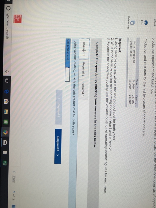 Solved Problem 6-19 Variable Costing Income Statement; | Chegg.com Solved Problem 6-19 Variable Costing Income Statement; | Chegg.com