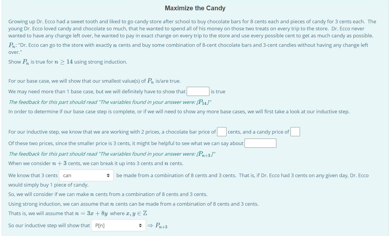 Solved Part 1 Take A Guess Conjecture A Formula For The