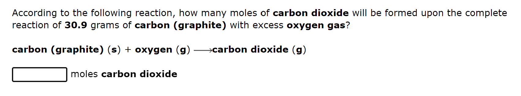 Solved According to the following reaction, how many moles | Chegg.com