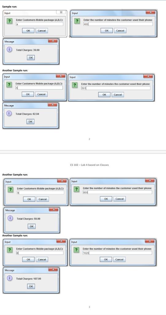 Solved CS 102 - Lab 4 based on Classes Purpose UML class | Chegg.com