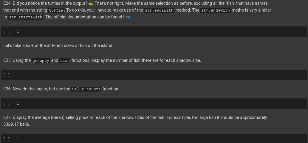 Solved + Code + Text E18. Display the names of all of the | Chegg.com