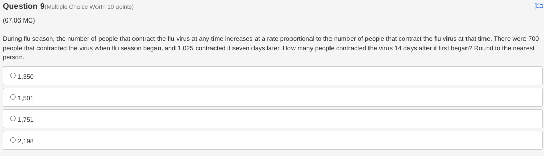 Solved Question 6(Multiple Choice Worth 10 points) (06.05 | Chegg.com