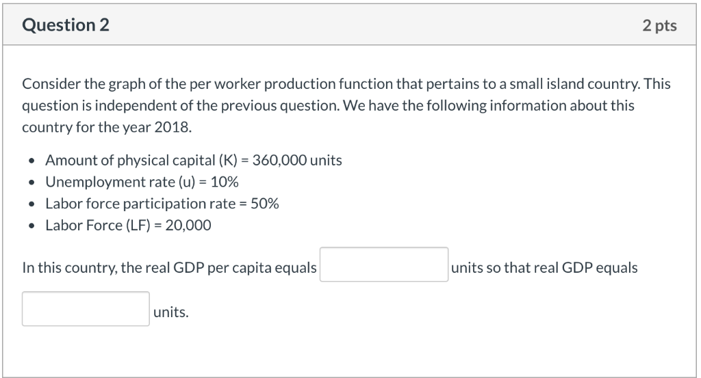 Solved Per Worker Production Function Y/L 10 15 20 25 30 35 | Chegg.com