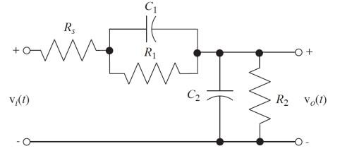 Solved 1) Find the transfer function of the following RC | Chegg.com