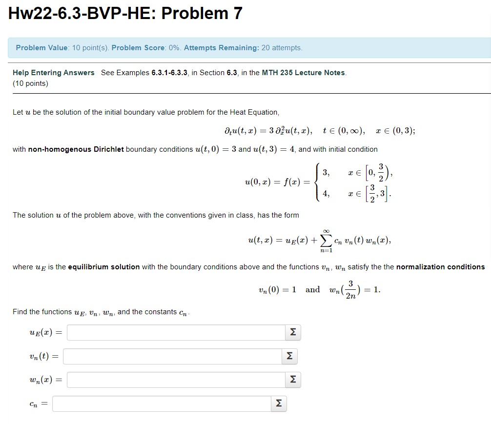 Solved Hw22-6.3-BVP-HE: Problem 7 Problem Value: 10 | Chegg.com