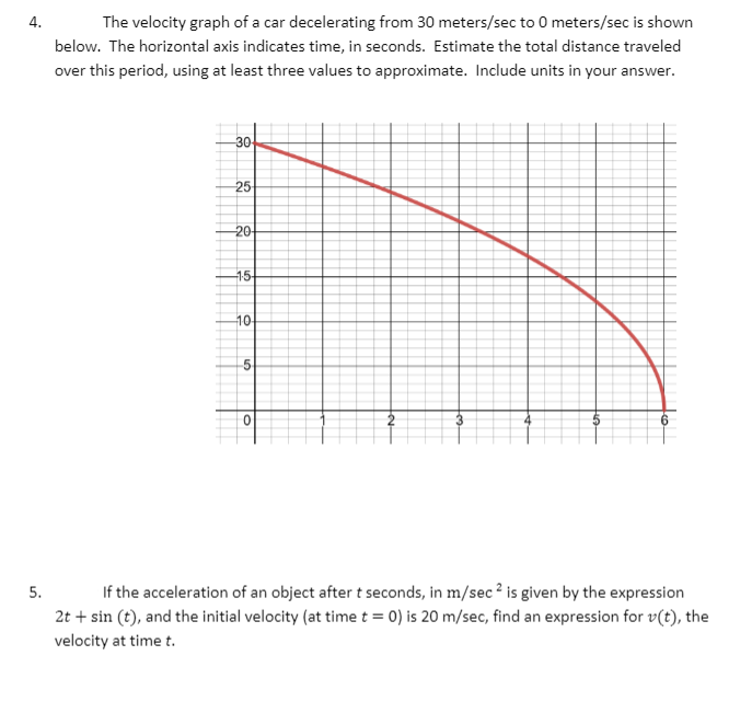 Solved Please use Calc 1 methods to answer the questions. I | Chegg.com