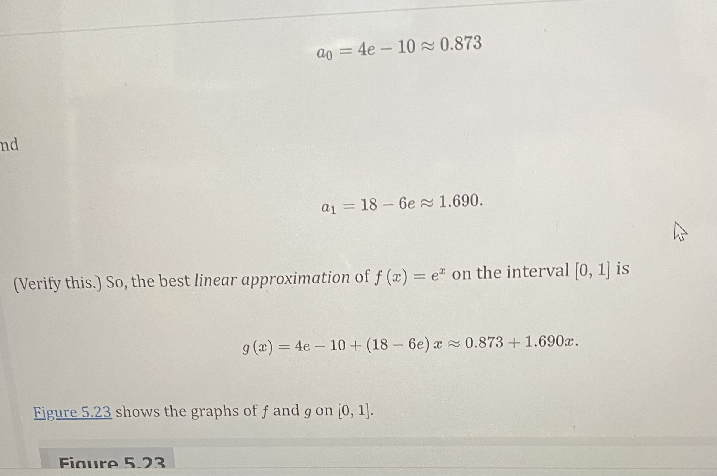 Solved Find the least squares approximation 𝑔(𝑥) = 𝑎0 + | Chegg.com